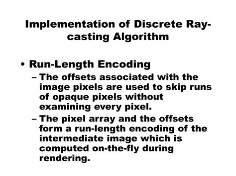 Ppt The Discrete Ray Casting Algorithm Powerpoint Presentation Free