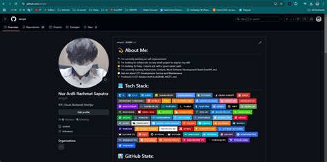 Profile Github Ala Ala Envyst Nur Ardli Rachmat