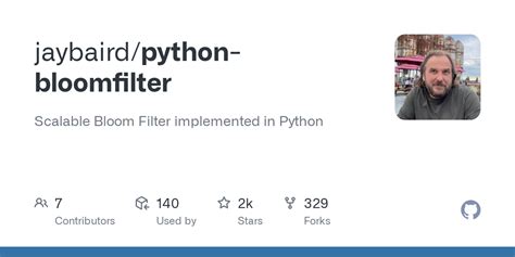 GitHub Jaybaird Python Bloomfilter Scalable Bloom Filter Implemented In Python
