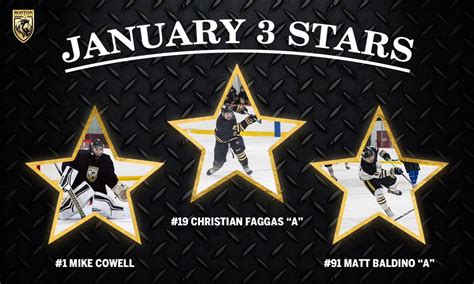 Introducing Our 3 Stars For The Month Boston Gold Kings