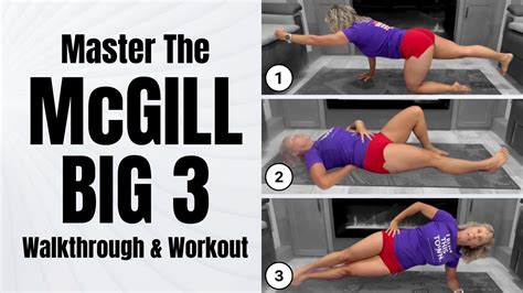 How To Do The Mcgill Big 3 Core Foundations Part 14 Youtube