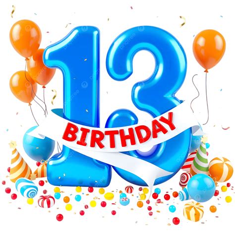 Happy 13th Birthday Animations