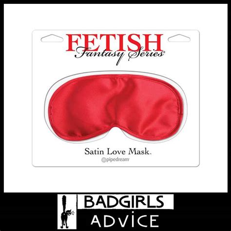 Fetish Fantasy Series Satin Love Mask Elastic Strap Comfortable Eye