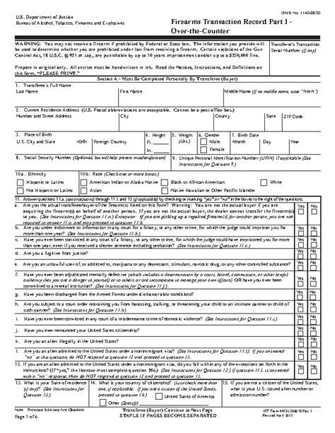 Atf Form 4473 Pdfsimpli