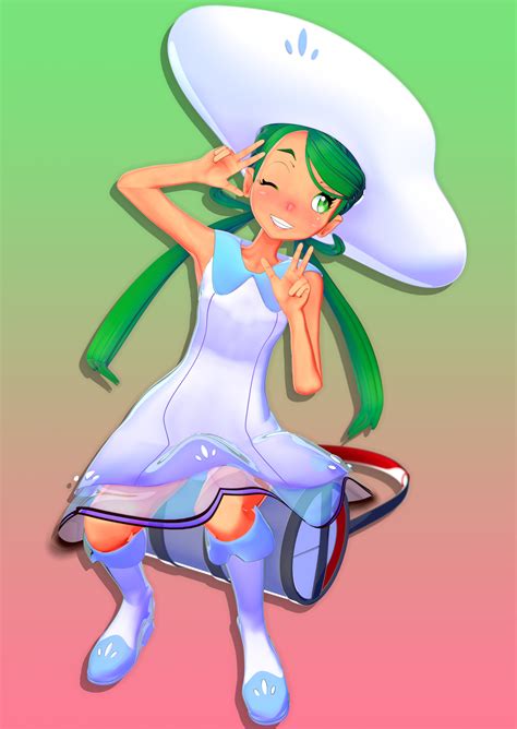 Mallow From Pokemon Sun And Moon Free 3d Model Rigged Cgtrader