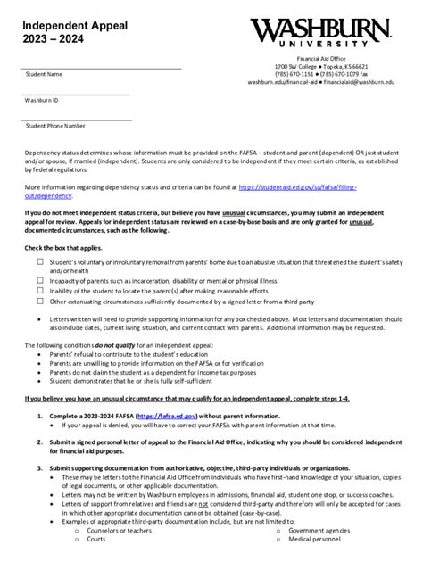 Fillable Online Dependent Verification Worksheet 20232024 Fax Email