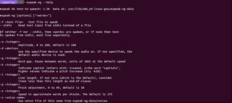 Espeak Ng A Text To Speech Synthesizer For Linux