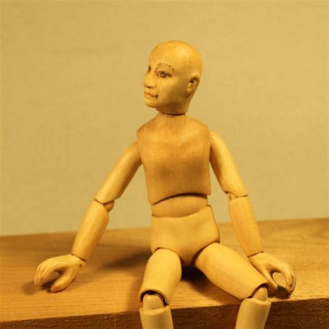 Wood Ball Joint Dolls Etsy