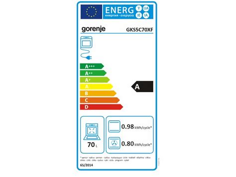 Gorenje GKS5C70XF Kombinált tűzhely