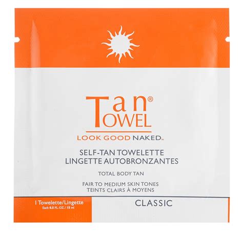 Tan Towel Full Body Self Tan Towelettes Bogo Tscca