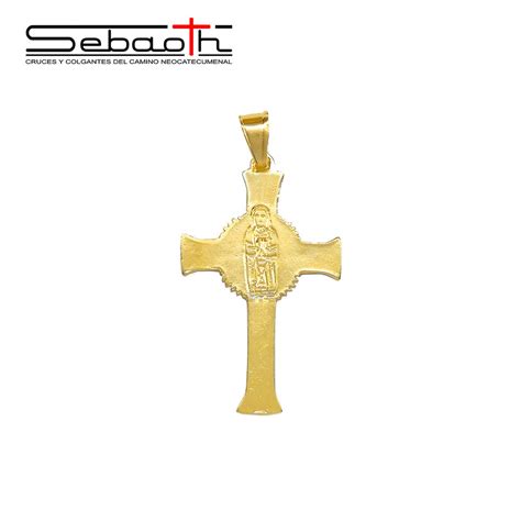 Sebaoth Cruz Del Camino Neocatecumenal Colgantes En Oro Y Plata