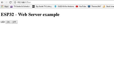 Esp32 Webpage Web Server Tv Guide Schedule Arduino