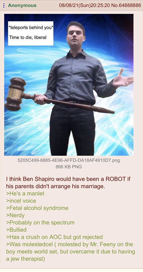 Anon Debunks Ben Shapiro Rgreentext
