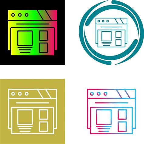 Layout Icon Design 44347500 Vector Art At Vecteezy