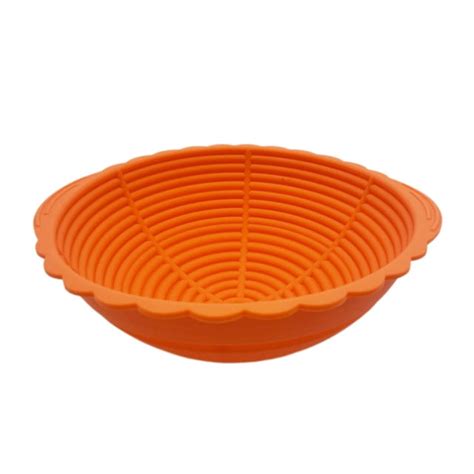 Tnobhg Foldable Proofing Basket Collapsible Silicone Bread Proofing Basket For Sourdough Baking