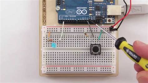 Arduino Pushbuttons Drucktaster Und Die Onebutton Library Youtube