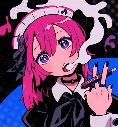 她是个荡妇插画师形状的女孩插画图片 Bobopic