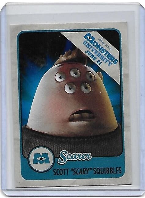 Monsters University Scare Cards