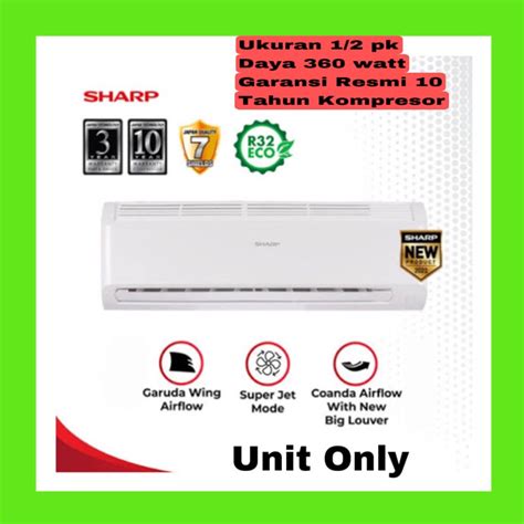 Jual Bekasi Low Watt 360 Watt Ac Sharp Ah A 5 Bey Ah A 05 Say 12 Pk