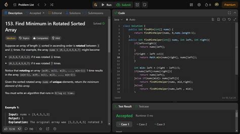 Coding Challenge On Leetcode Find Minimum In Rotated Sorted Array Sagar Kumar Posted On The