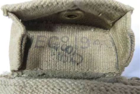 1937 Pattern Compass Pouch Dated 1940 In Webbing