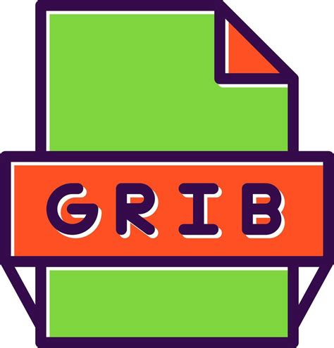 Grib File Format Icon 15830751 Vector Art At Vecteezy