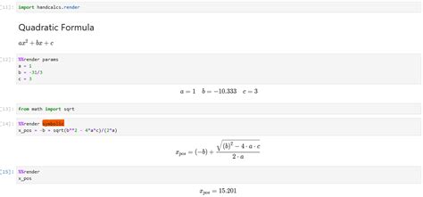 Handcalcs Python 计算代码转手写风格 Latex 公式的工具 懂ai