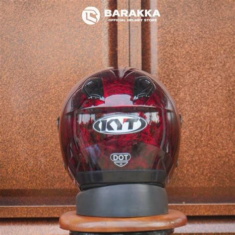 Helm Halfface Kyoto Custom Paket Ganteng Helm Original Sks Kaca Hitam Standar Sni Motorcycle