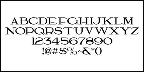 Reserved Seats Font