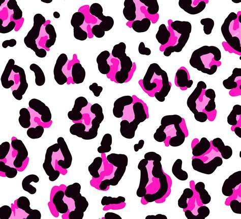 Pink Leopard Print Seamless Pattern — Drypdesigns