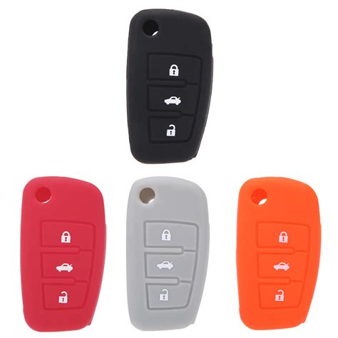 Button Remote Protecting Vehicle Remote Start Key Case Silicone Car Key