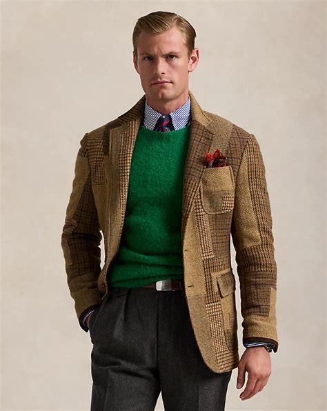 Polo Tailored Patchwork Sport Coat