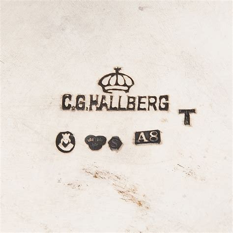 A Silver Chocolate Pot Mark Of C G Hallberg Stockholm 1927 Bukowskis