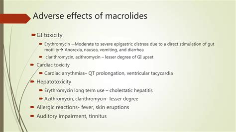 Macrolides Pptx