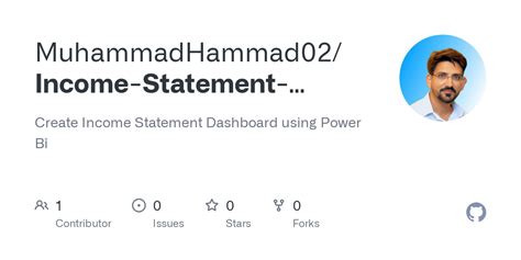 Github Muhammadhammad02income Statement Dashboard Power Bi Create