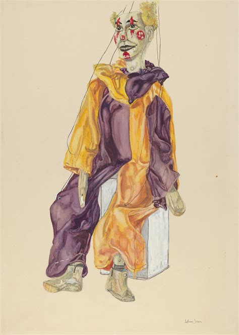 Marionette Clown By Lillian Stahl