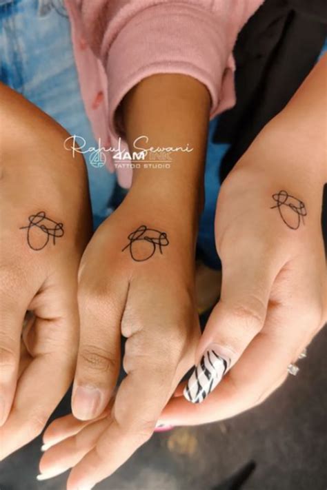 25 Best Friend Tattoos For 3 With Meaning Fabbon