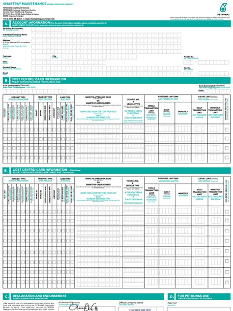 01 Smartpay Maintenance Form 2024 V12 Pdf