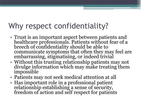 Ppt Confidentiality In Healthcare Powerpoint Presentation Id238341