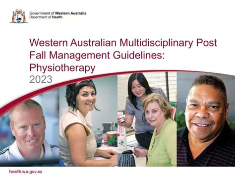 Western Australian Multidisciplinary Post Fall Management Guidelines