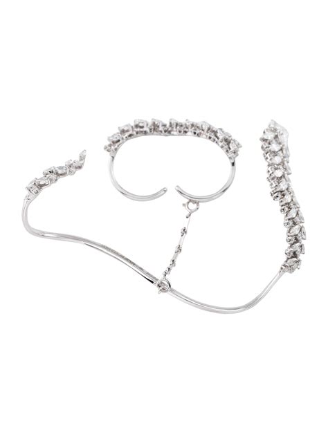 Ring Yessayan 18k Diamond Cocktail Ring Rhodium Plated 18k White Gold