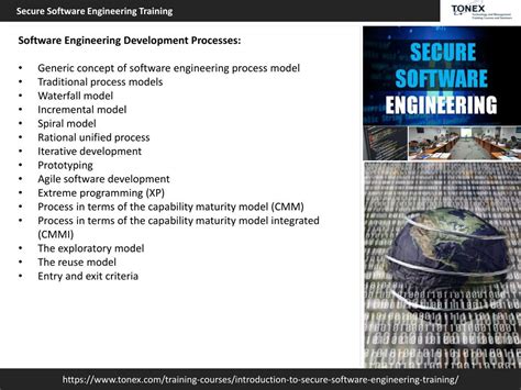 Ppt Secure Software Engineering Tonex Training Powerpoint