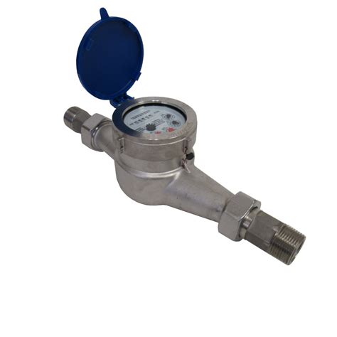 Prm 1 2 Npt Stainless Steel Multi Jet Totalizing Water Meter