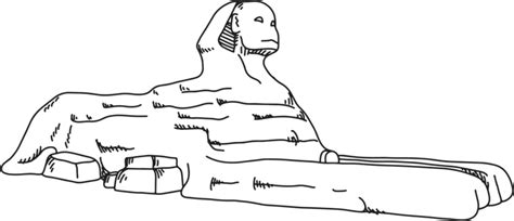 Great Sphinx Of Giza Banner Walking Sphinx Camel Vector Walking