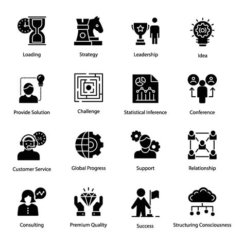 Business Process Vector Icons Pack 35993681 Vector Art At Vecteezy