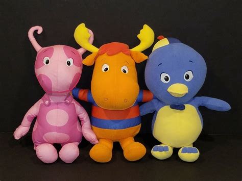 Backyardigans 13 Plush Stuffed Doll Lot 2005 Fisher Price Tyrone