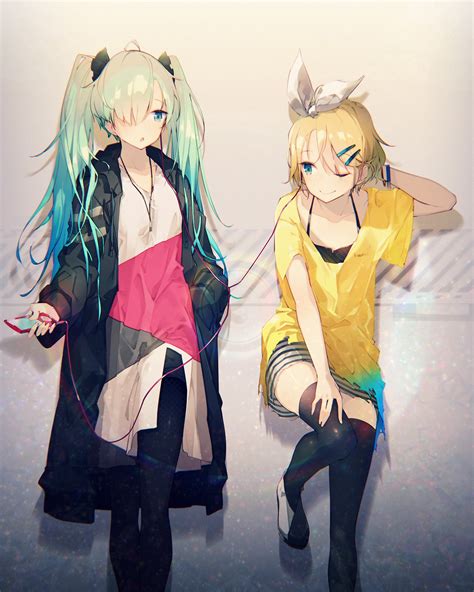 Miku And Rin Rvocaloid