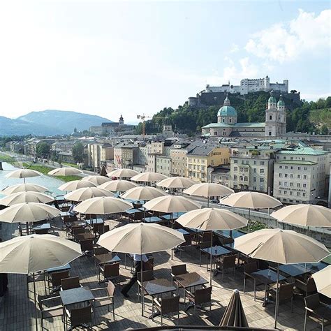 Hotelsteinaten Cafe Bar Salzburghtm Perfect View Of The Salzburgs Old Town