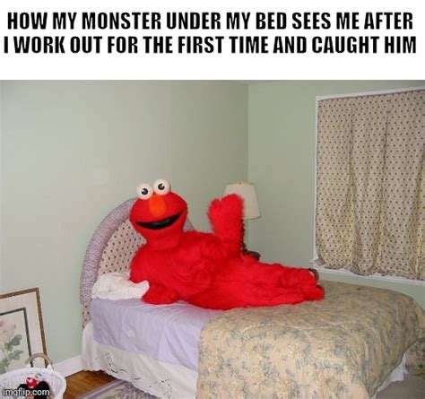 Elmo Laying On Bed Memes Imgflip