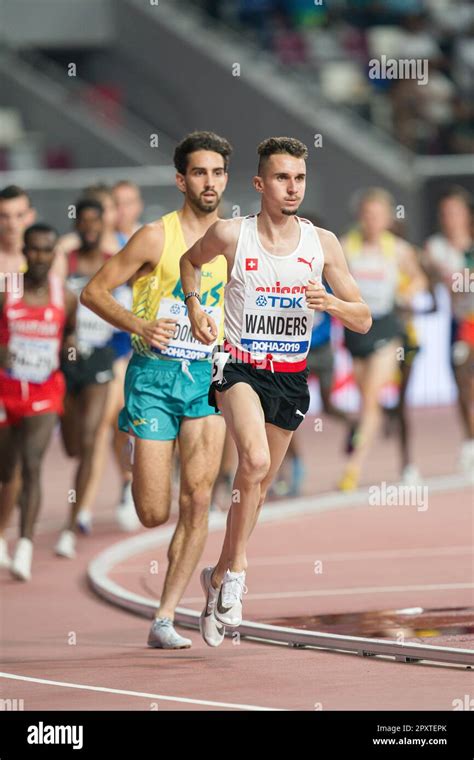 Julien Wanders Participating In The 5000 Meters At The 2019 World Athletics Championships In
